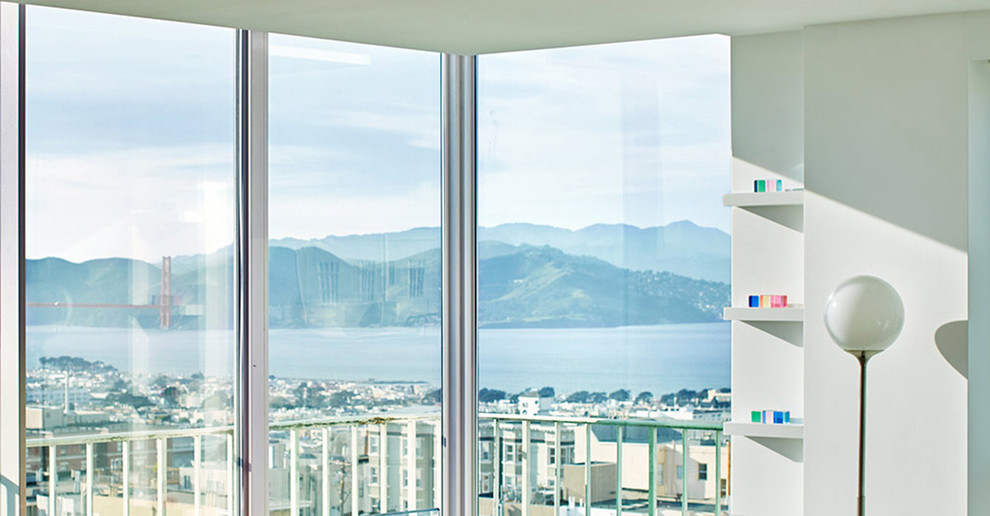 High-Rise Condo - Contemporary - Living Room - San Francisco - by Lorin ...