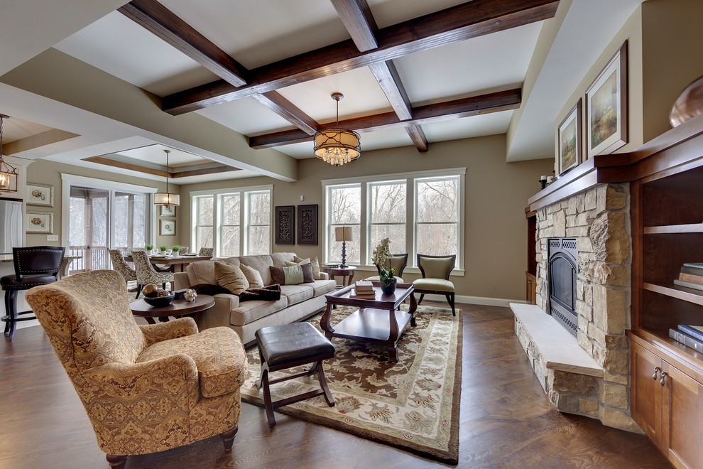 Highlander - Traditional - Living Room - Minneapolis - by Hartman Homes ...