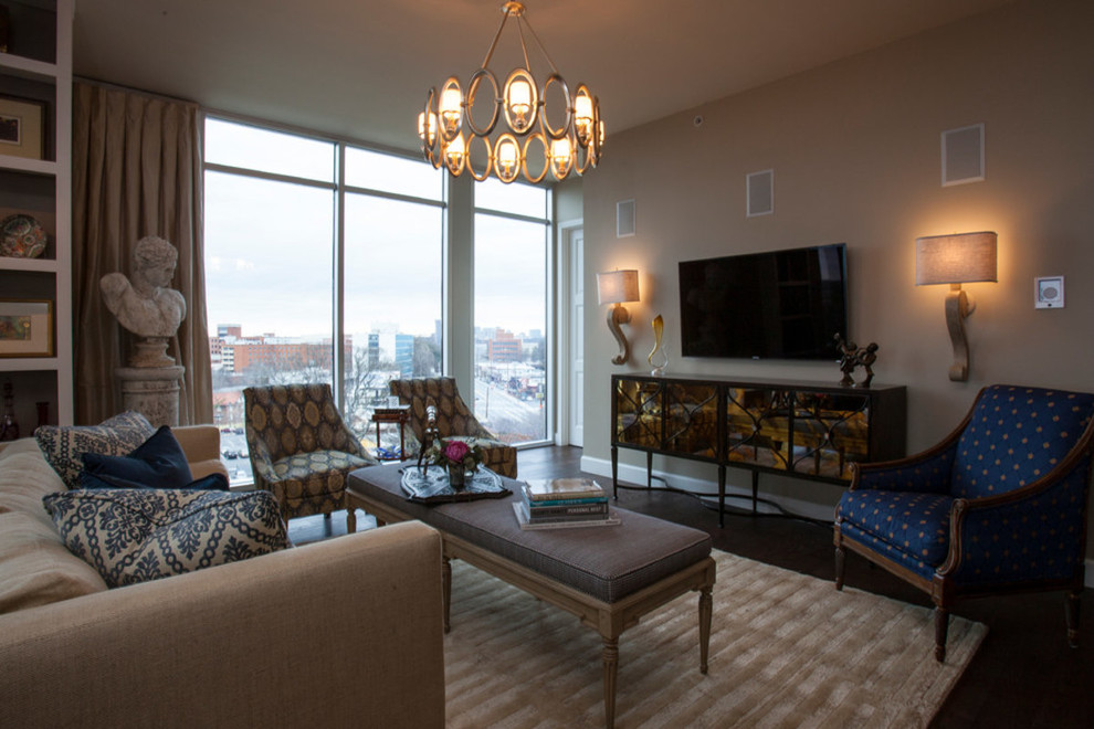Highrise Apartment: Living Room - Traditional - Living Room - Atlanta ...