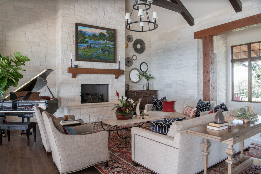 Hill Top Ranch - Living Room - Austin - by Jennifer Garner Interiors ...