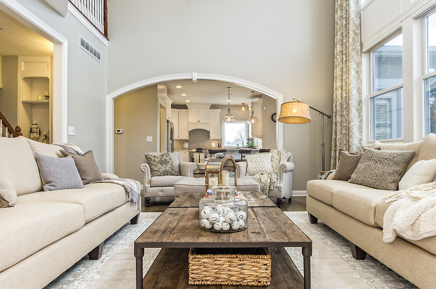 Transitional Living Room - Transitional - Living Room - Columbus | Houzz