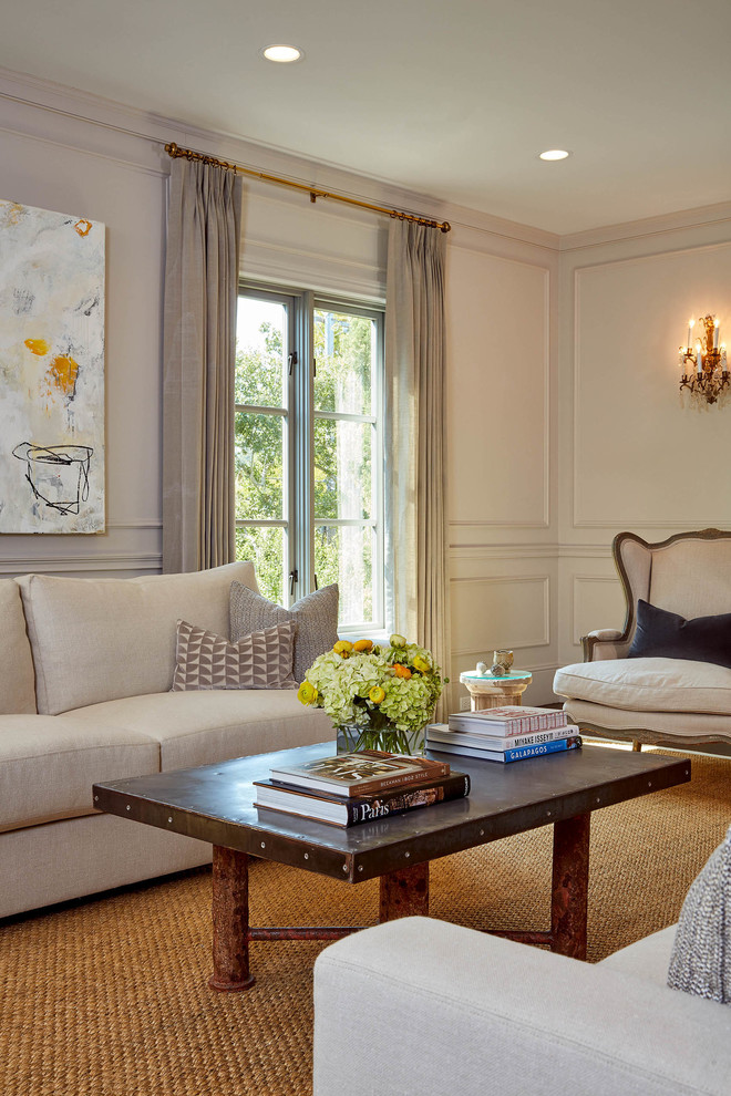 Hillsborough Colonial, CA. Liz Kahn Design - Transitional - Living Room ...