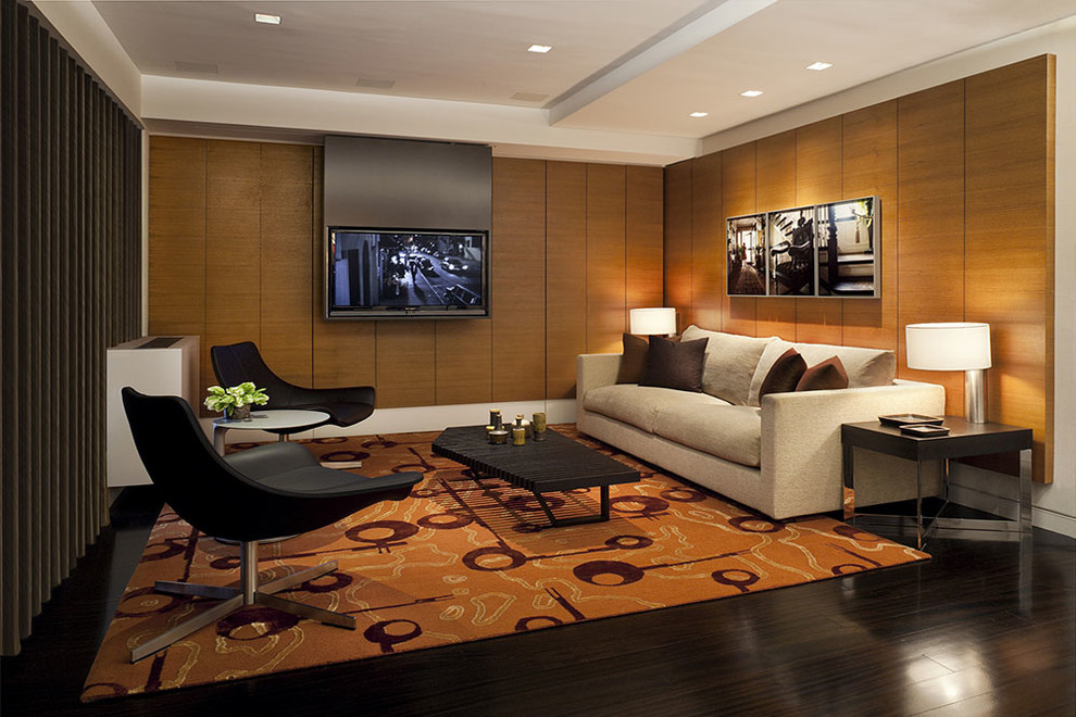 Hip Manhattan Apartment - Modern - Living Room - New York - by Robert ...