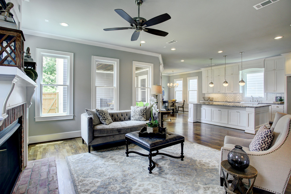Historic Houston Heights Custom Home with New Orleans Style Charm ...