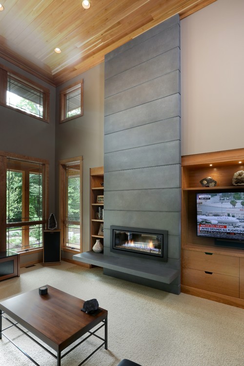 54+ Modern Fireplace ( GORGEOUS LOOK ) Stylish Fireplace Designs