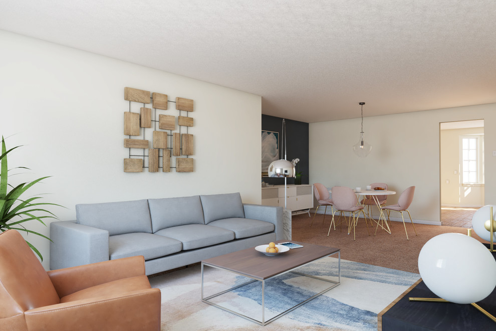 Holly Point Residence - Midcentury - Living Room - San Francisco - by ...