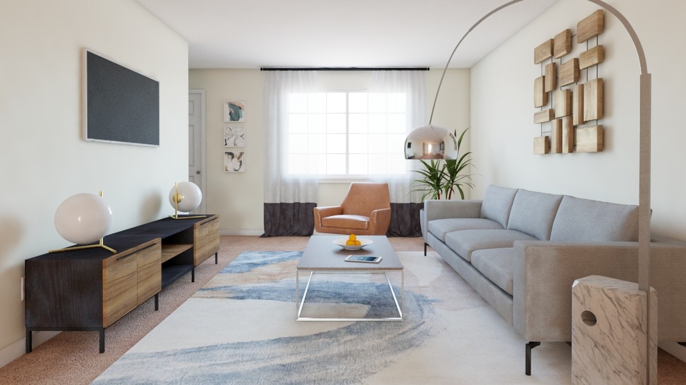 Holly Point Residence - Midcentury - Living Room - San Francisco - by ...