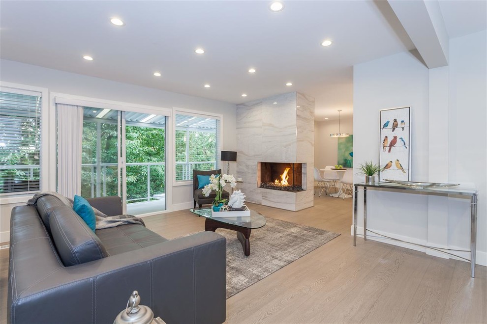 Home Renovation - North Vancouver - Merlynn - Modern - Living Room ...