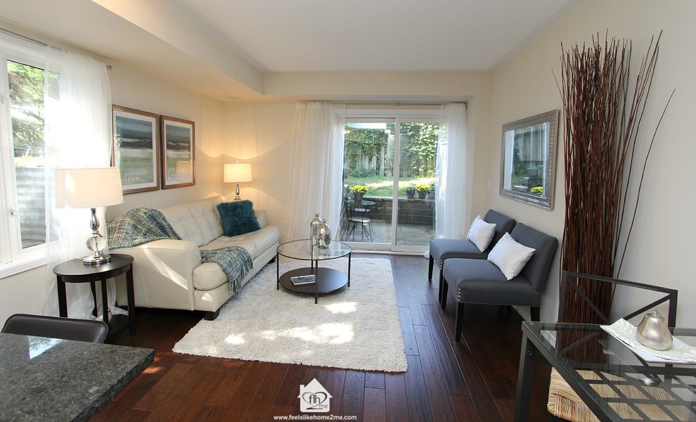 Home Staging of Toronto Condos - Traditional - Living Room - Toronto ...