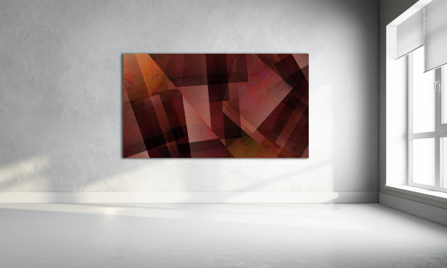 Horizontal Modern Abstract Art - Modern - Living Room - Chicago - by ...