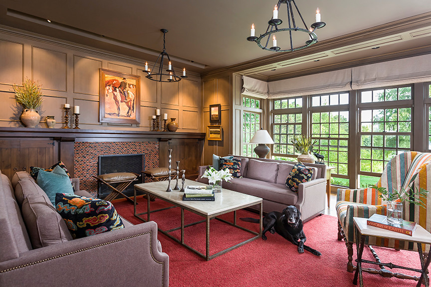 Horseman's Corral - Traditional - Living Room - Minneapolis - by Lucy ...