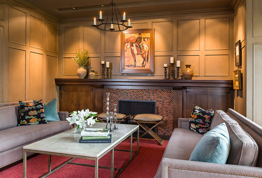 Horseman's Corral - Traditional - Living Room - Minneapolis - by Lucy ...