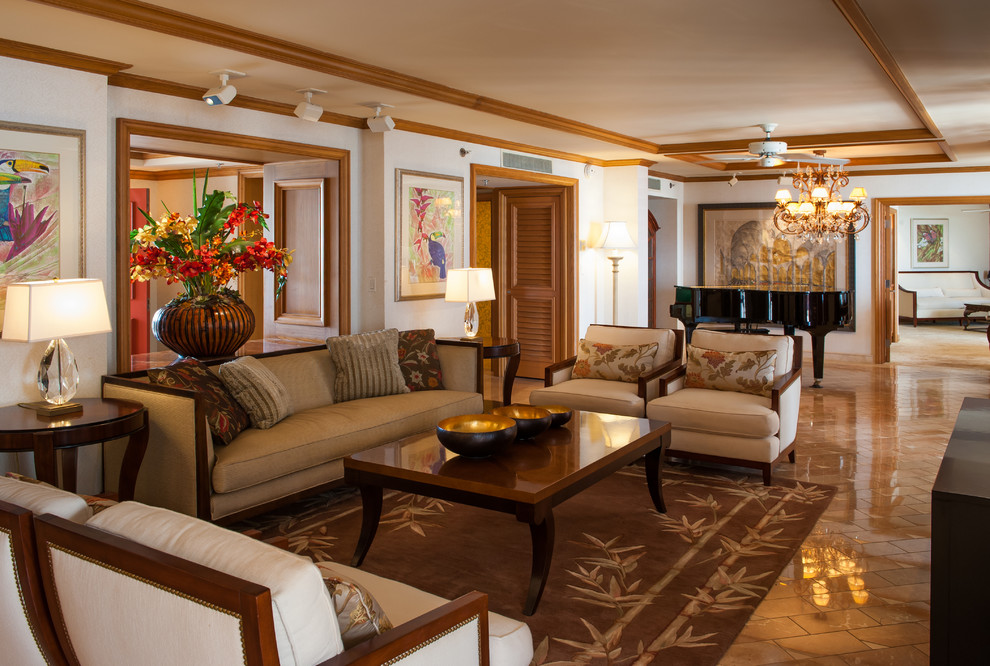 Hospitality - Wailea Resort Hotel - Tropical - Living Room - Hawaii ...