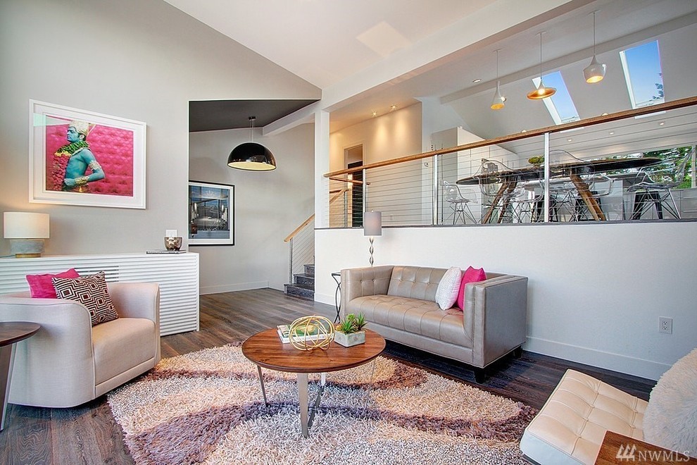 Houghton View Home - Contemporary - Living Room - Seattle - by Shoshi ...