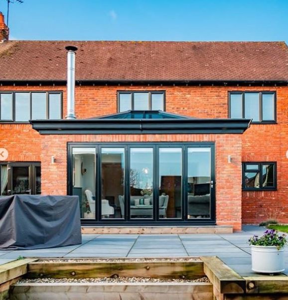 House Extension with Log Burning Stove - Contemporary - Living Room ...