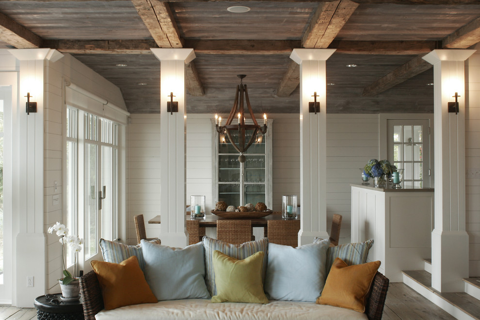 House on Compo Mill Cove - Contemporary - Living Room - New York - by ...