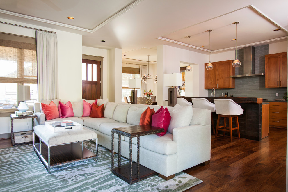 Houston Heights Home - Traditional - Living Room - Houston - by Laura U ...