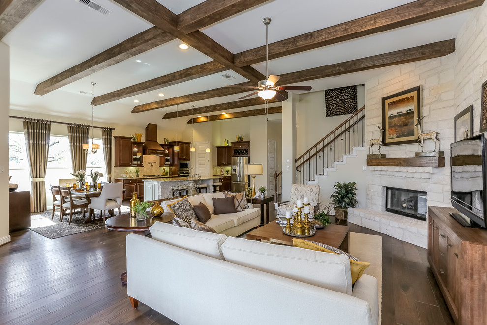 Houston, Texas | Falls at Green Meadows - Classic Villanova Living Room ...