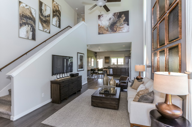 Houston, Texas | Woodridge Forest - Latitude Living Room - Contemporary ...