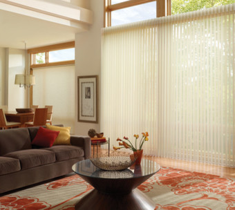 Hunter Douglas LUMINETTE Vertical Blinds - Modern - Living Room ...