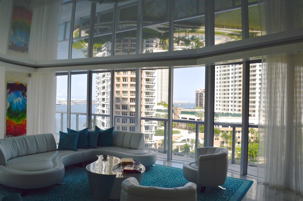 ICON TOWER - Modern - Living Room - Miami - by High Tech Ceiling | Houzz