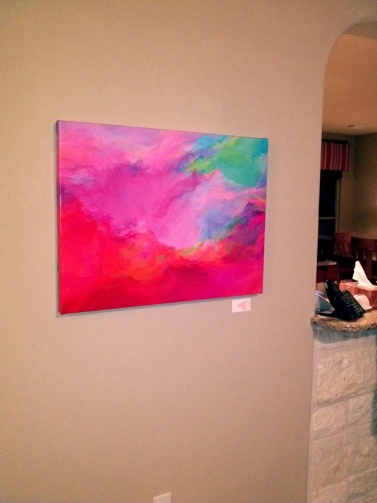 In-situ artwork - Modern - Living Room - Austin - by Fractallography ...