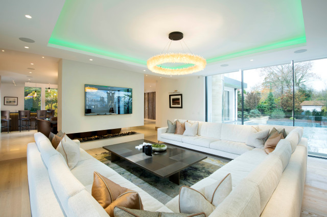 INCREDIBLE, INSPIRING, INTEGRATED HOME - Modern - Living Room ...