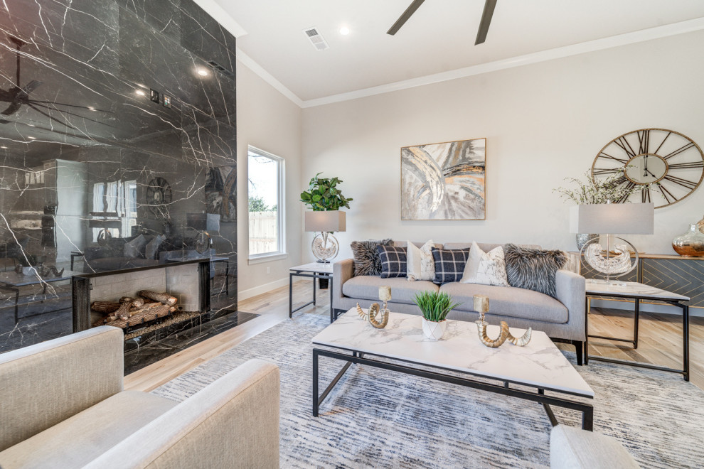 Incredible New Construction Home in Midtown Tulsa - Rustic - Living ...