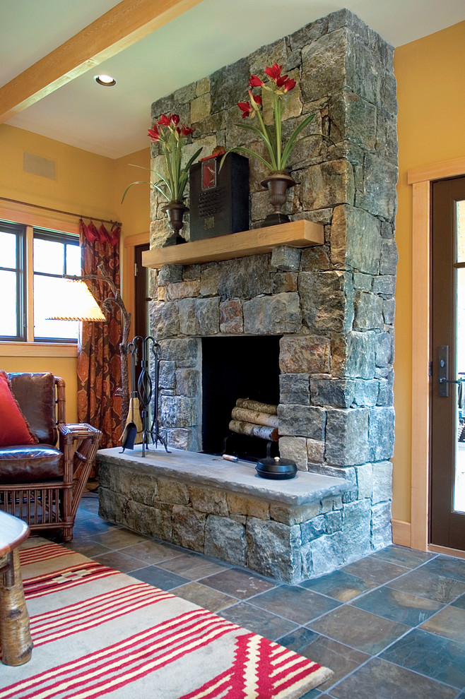 Indoor Fireplace Examples - Traditional - Living Room - Chicago - by ...