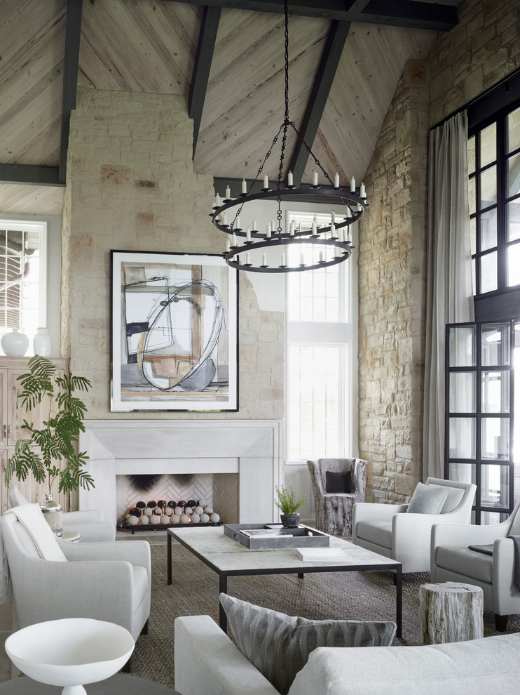 Indoor Fireplaces by FireRock - Farmhouse - Living Room - Birmingham ...