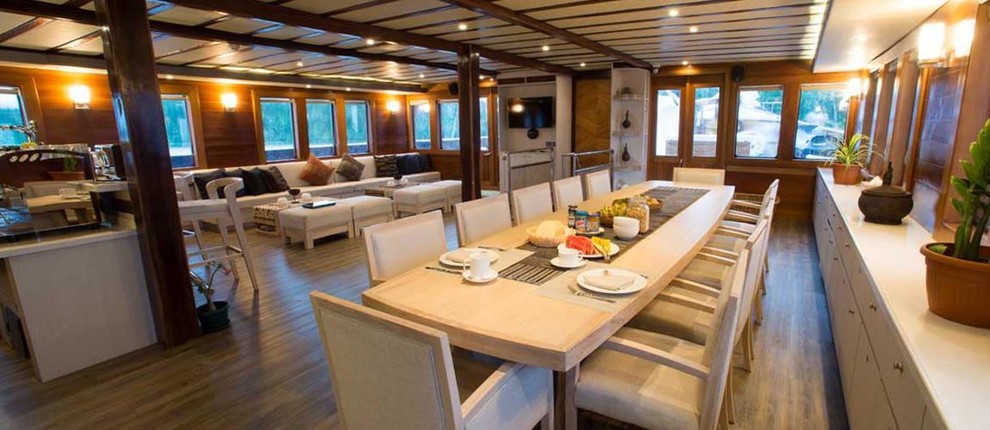 Interior Design & Build for Lamima Sailing Yacht - Tropical - Living ...