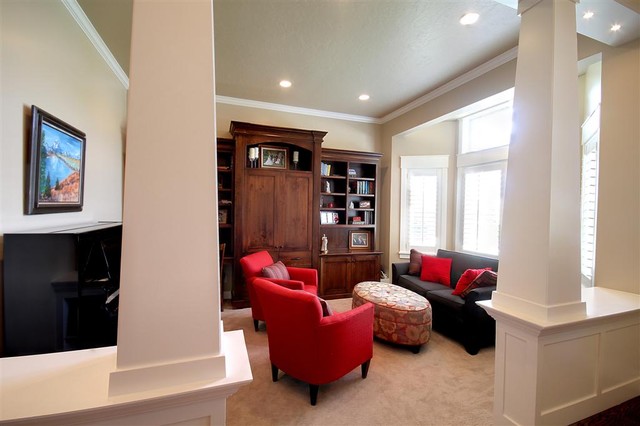 Interior Renovation on 1980's built home - Traditional - Living Room ...