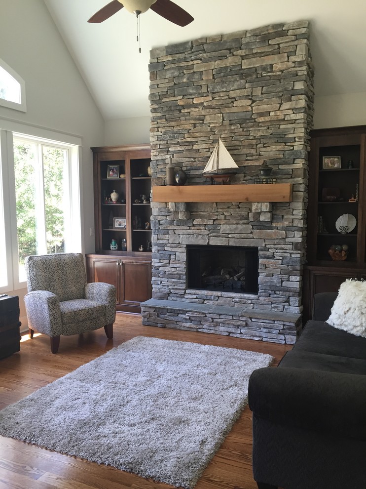Interior Stone Fireplace Gallery - Traditional - Living Room ...