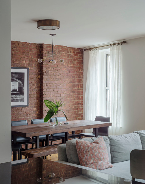 Interior Styling work: Soho Bachelor Pad - Industrial - Dining Room ...