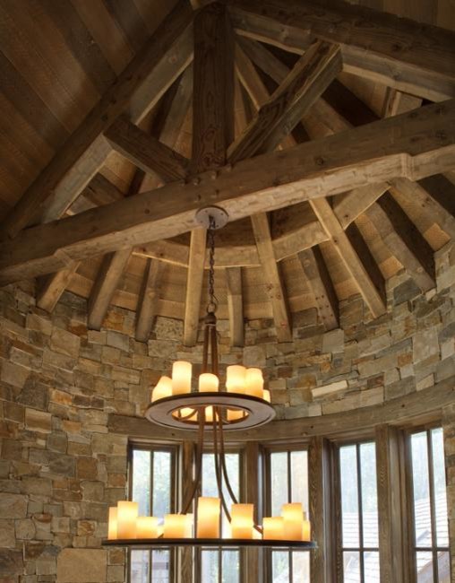 Interior Timber Framing - Rustic - Living Room - Other - by Centennial ...