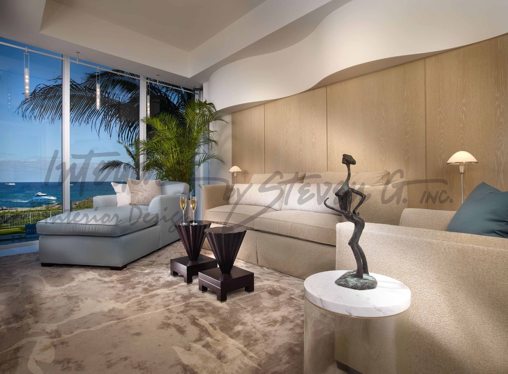 Interiors by Steven G - Modern - Living Room - Miami - by Interiors by ...