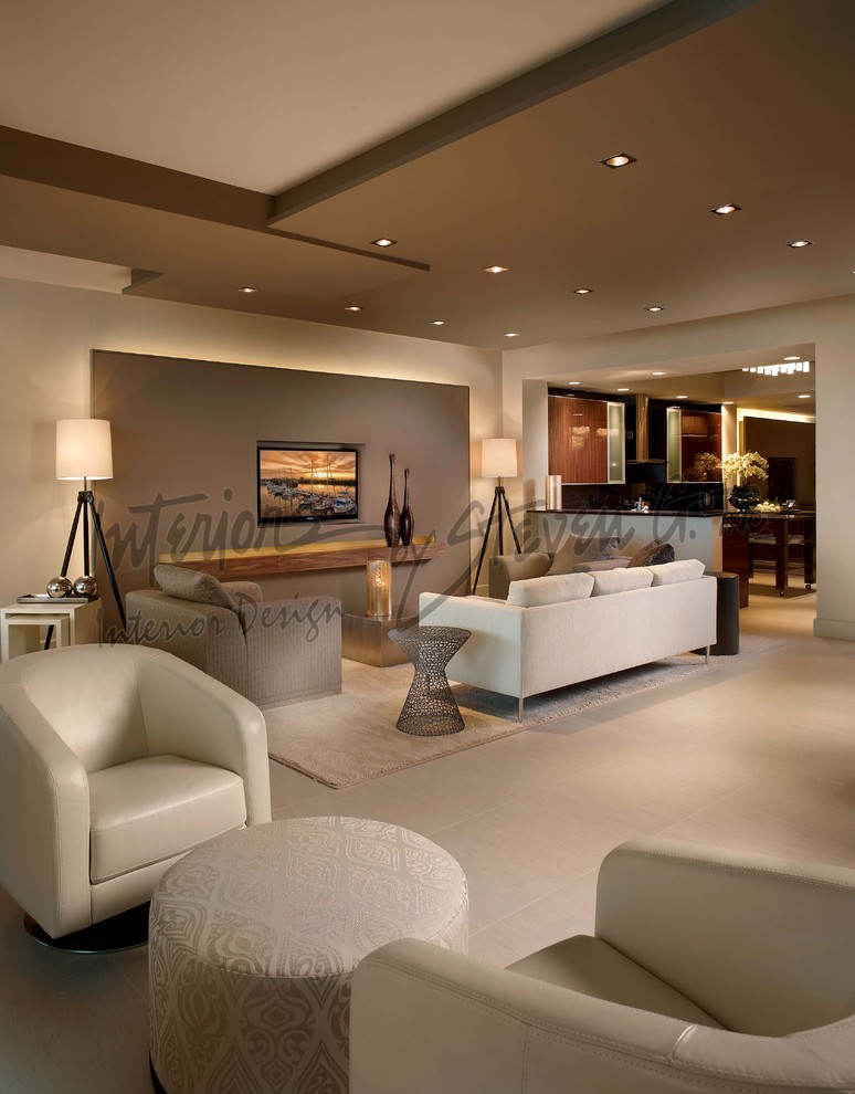 Interiors by Steven G - Contemporary - Living Room - Miami - by ...