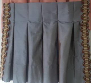 Inverted box pleated drapery - Modern - Living Room - New York - by ...