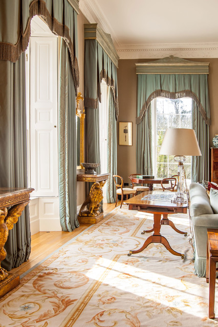 Irish Country Living Room Sandbrook House: Luxury Country Manor House