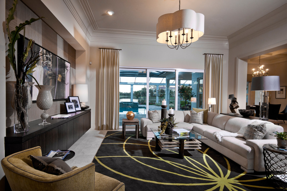 Isabella II - Contemporary - Living Room - Miami - by London Bay Homes ...