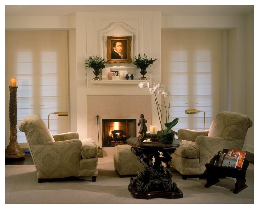 Italian Style Estate - Traditional - Living Room - Los Angeles - by ...