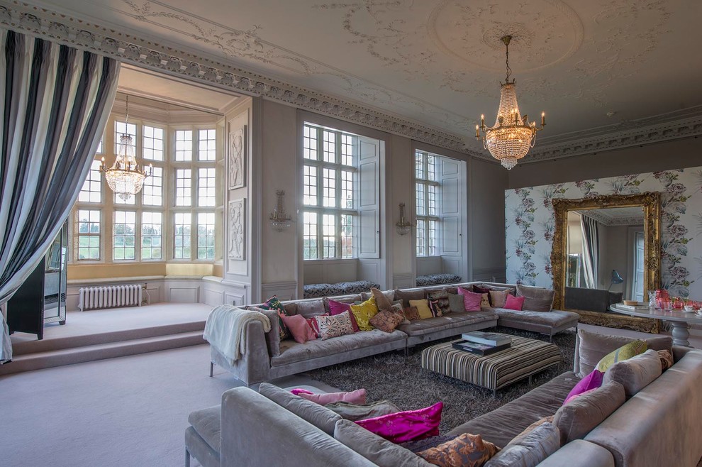 Jacobean stately home - Grade I listed - Traditional - Living Room ...