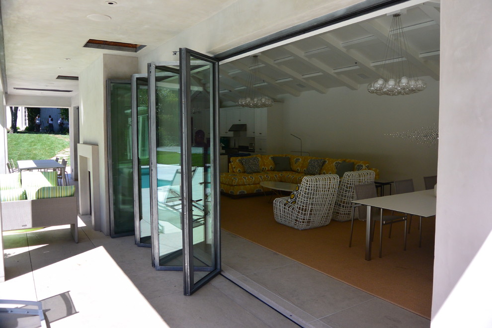 Jada Windows Expansive Steel Folding Door Set - Modern - Living Room ...