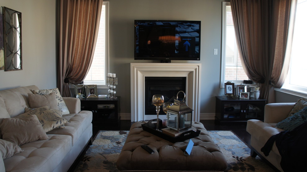 James Andrade personal residence - Traditional - Living Room - Toronto ...