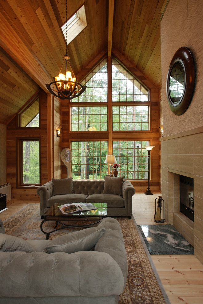 Japanese Mountain Home - Contemporary - Living Room - Other - by A Cut ...