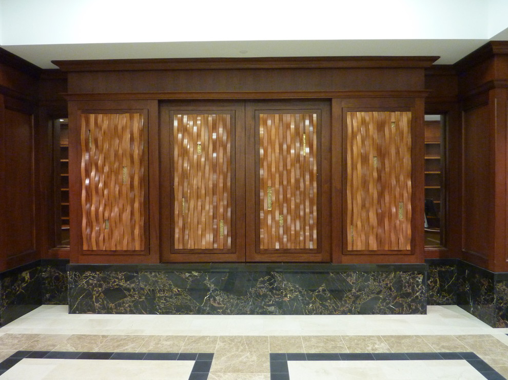 Judicial Doors and Law Library Back Panels - Contemporary - Living Room ...