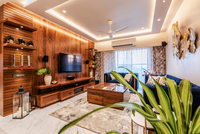 Juhu Residence - Modern - Living Room - Mumbai - by The Little Design ...
