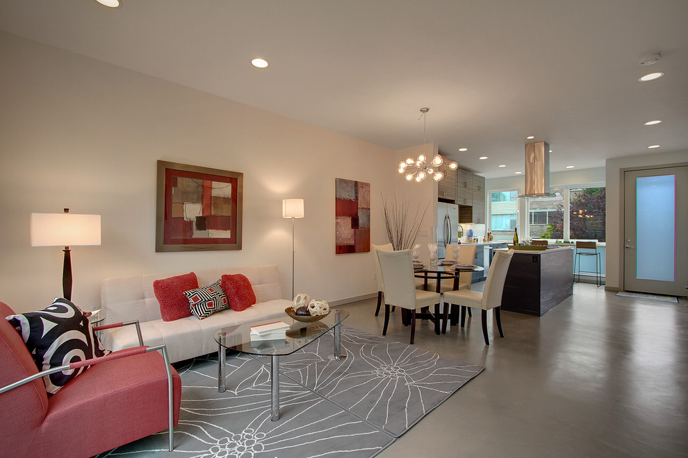 Junction 5 Townhomes - Transitional - Living Room - Seattle - by Caron ...