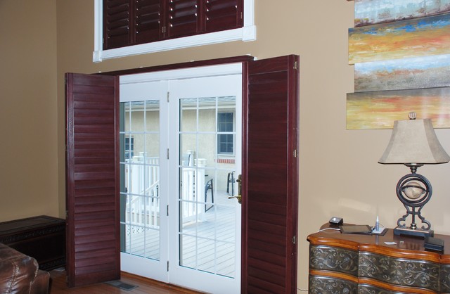 Just Installed new 180 degrees , bi fold shutter over a sliding door ,I ...