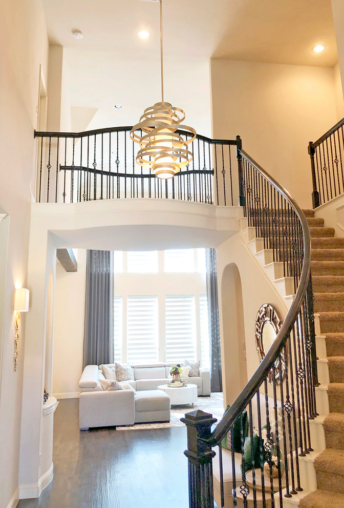 Kerry Living-Dining-Entry - Transitional - Living Room - Dallas - by ...